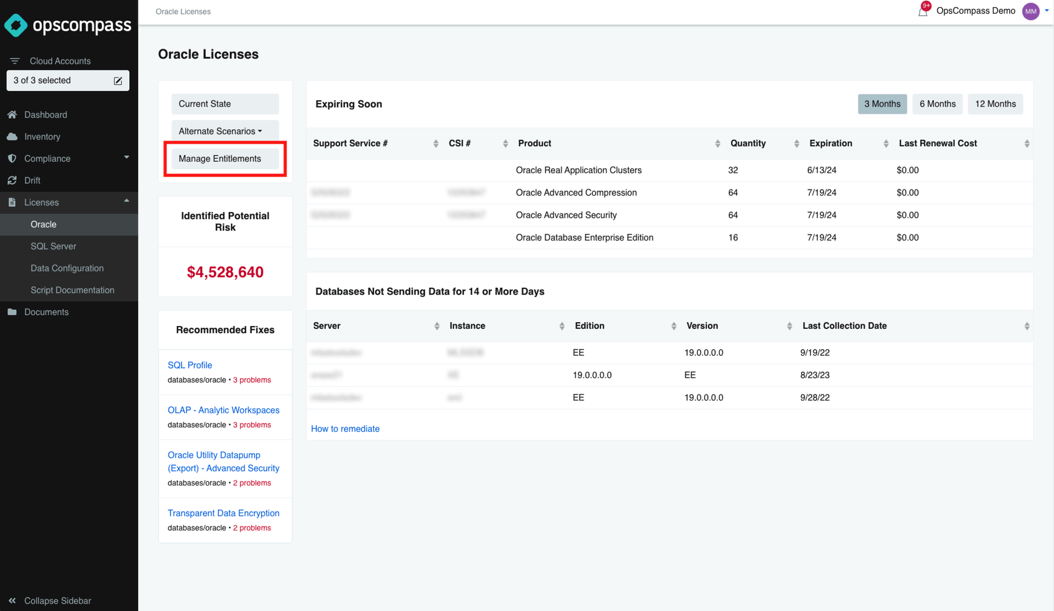 Manage Oracle Entitlements