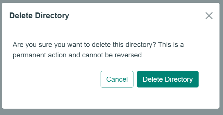 How Do I Delete A Directory From The Document Manager
